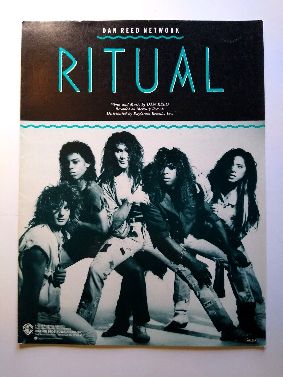 Ritual Dan Reed Network Sheet Music 1988 Pop Funk Rock Music Song ...