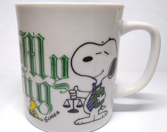 Snoopy Coffee Mug Etsy
