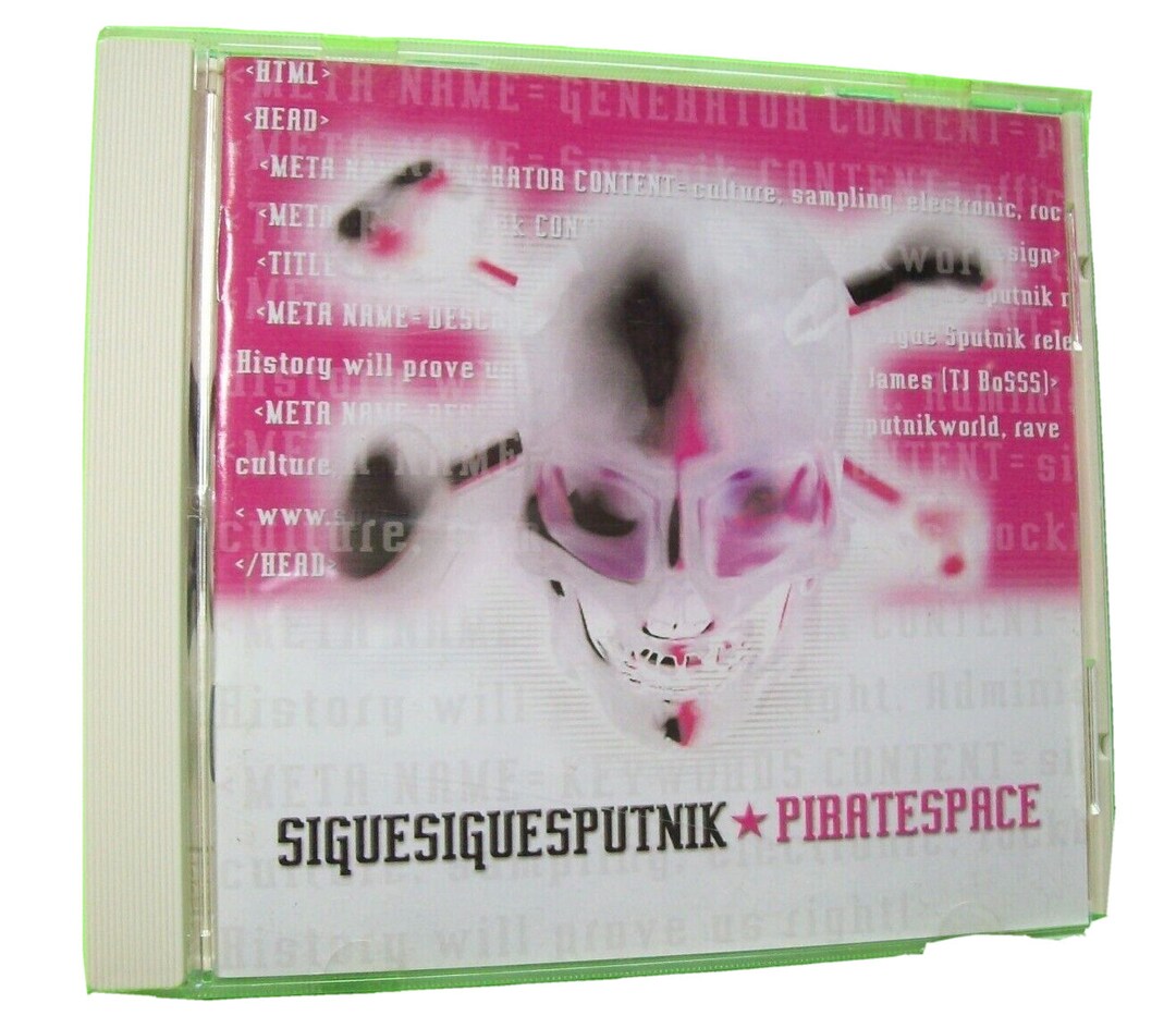 Sigue Sigue Sputnik Piratespace CD Album 2001 Electronic Synth-pop UK ...