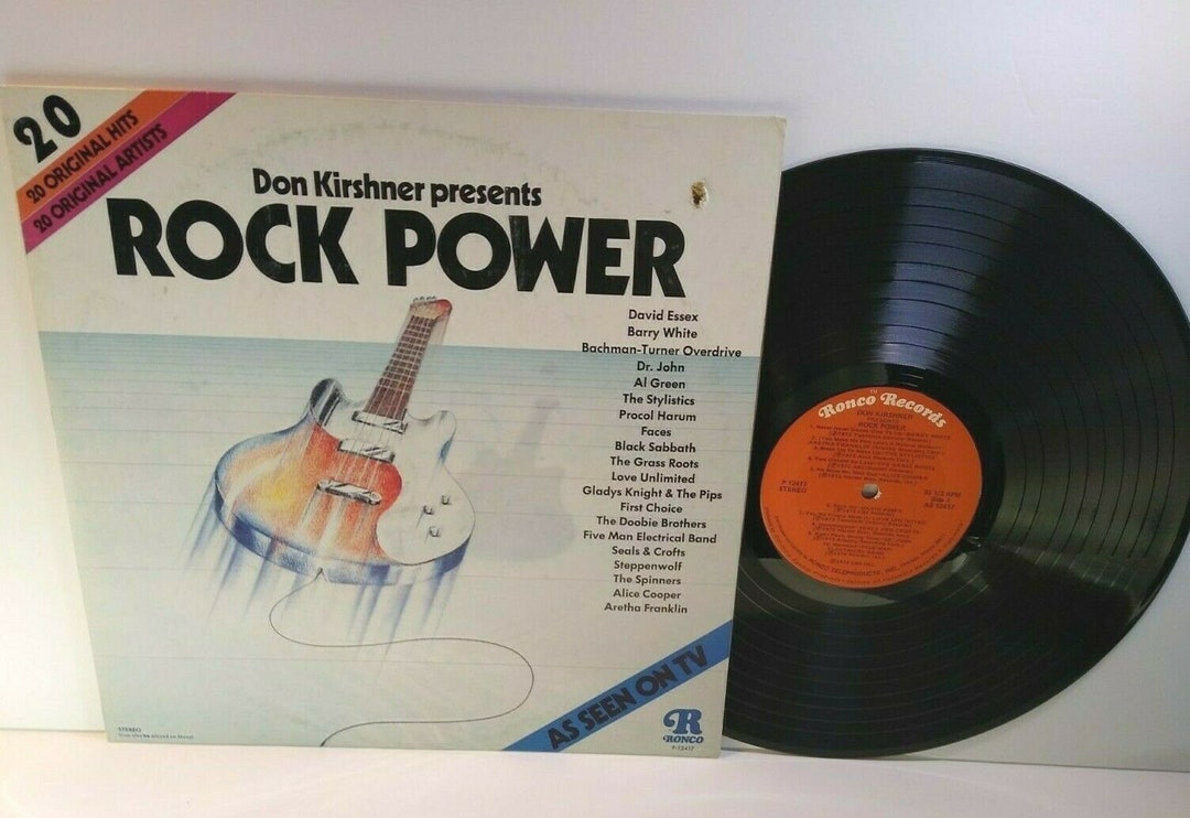 Rock Power Ronco Vinyl LP Record Album 1974 Black Sabbath - Etsy