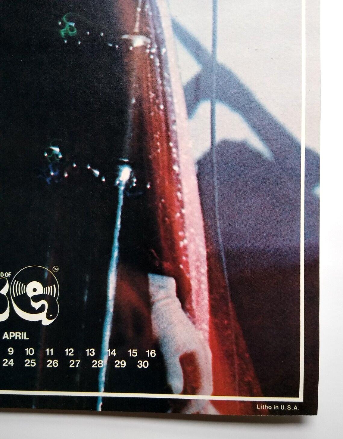 Genesis Peter Gabriel Wall Poster Original 1975 Prog Art Rock Music ...