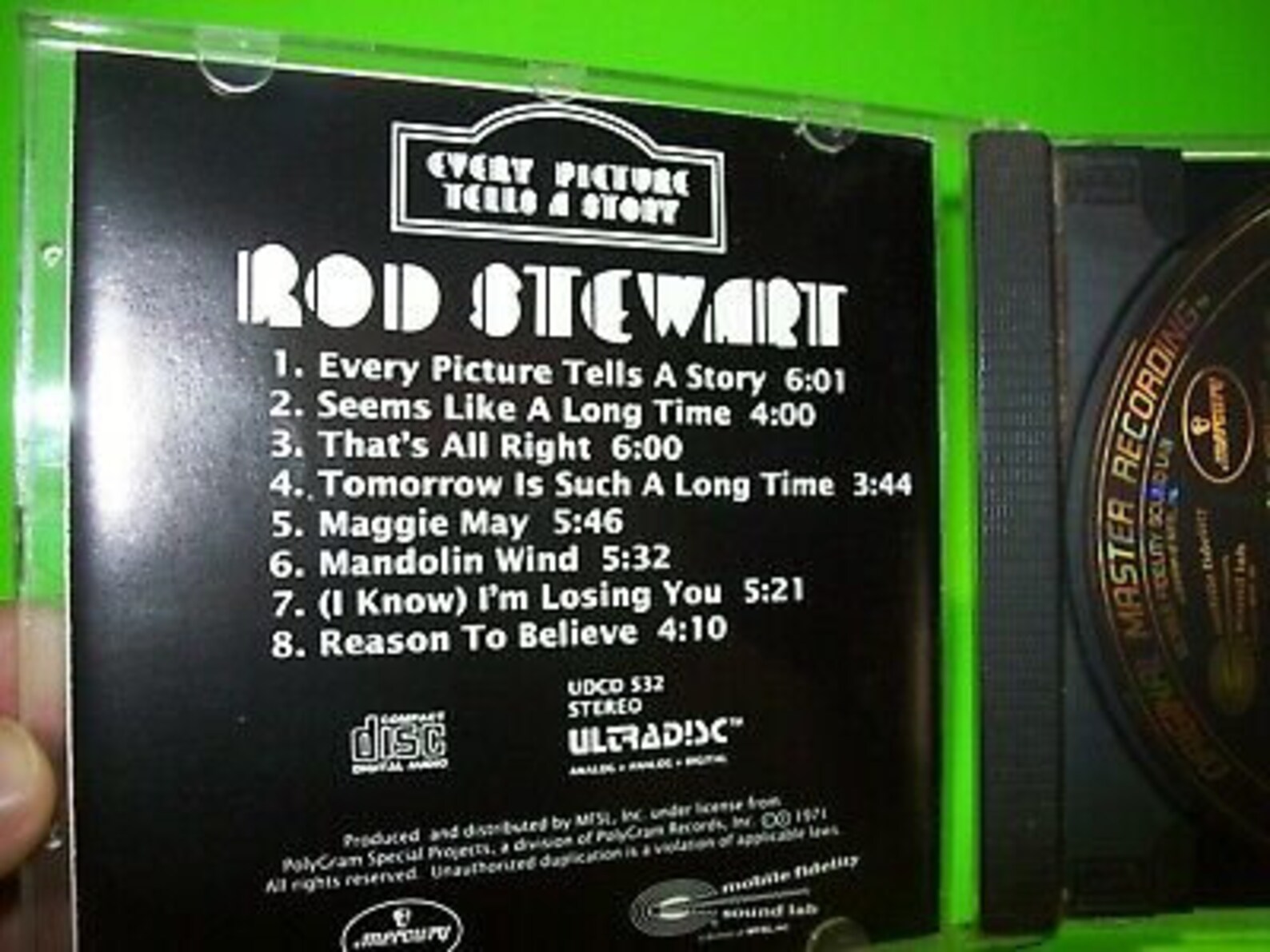 Rod Stewart Ultradisc Original Master Recording CD Every | Etsy