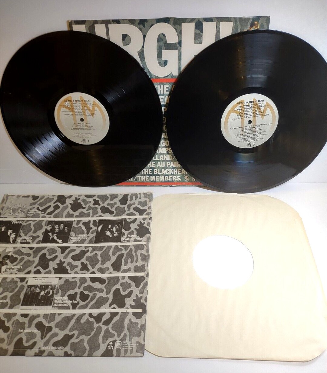 URGH! A Music War Vinyl LP Record Omd Police Cramps Oingo Boingo XTC ...