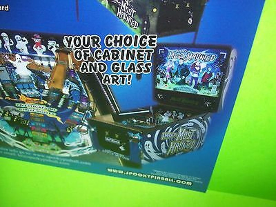 Americas Most Haunted Pinball Machine FLYER Original NOS - Etsy