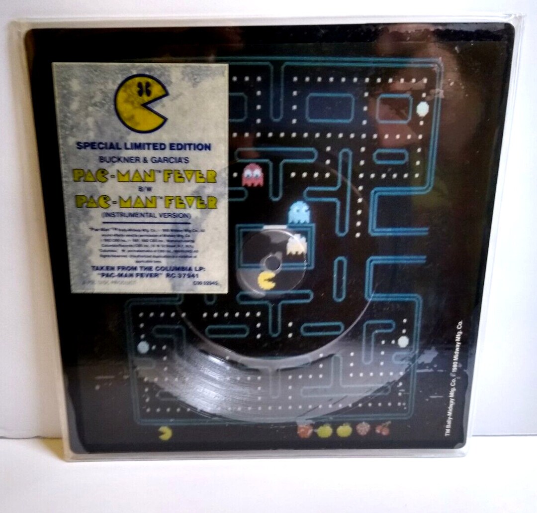 Pac-man Fever Arcade Game Theme Picture Disc Picture Record Buckner ...