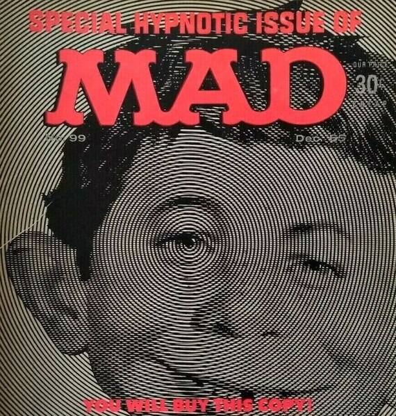 MAD Magazine Dec 1965 Issue No 99 Horror Movie Hypnotic the - Etsy