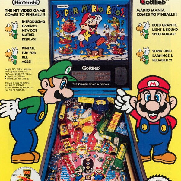 Super Mario Flyer - Etsy