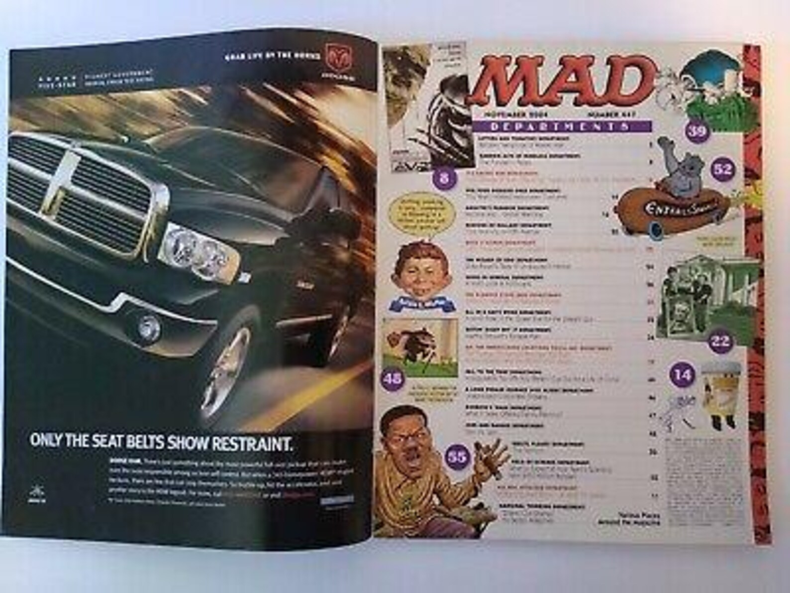 MAD Magazine Nov 2004 # 447 Dr Seuss the Cat in the Hat George Bush ...