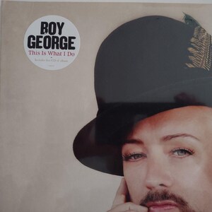 Boy George SEALED This is What I Do Vinyl LP Record Album Culture Club ...