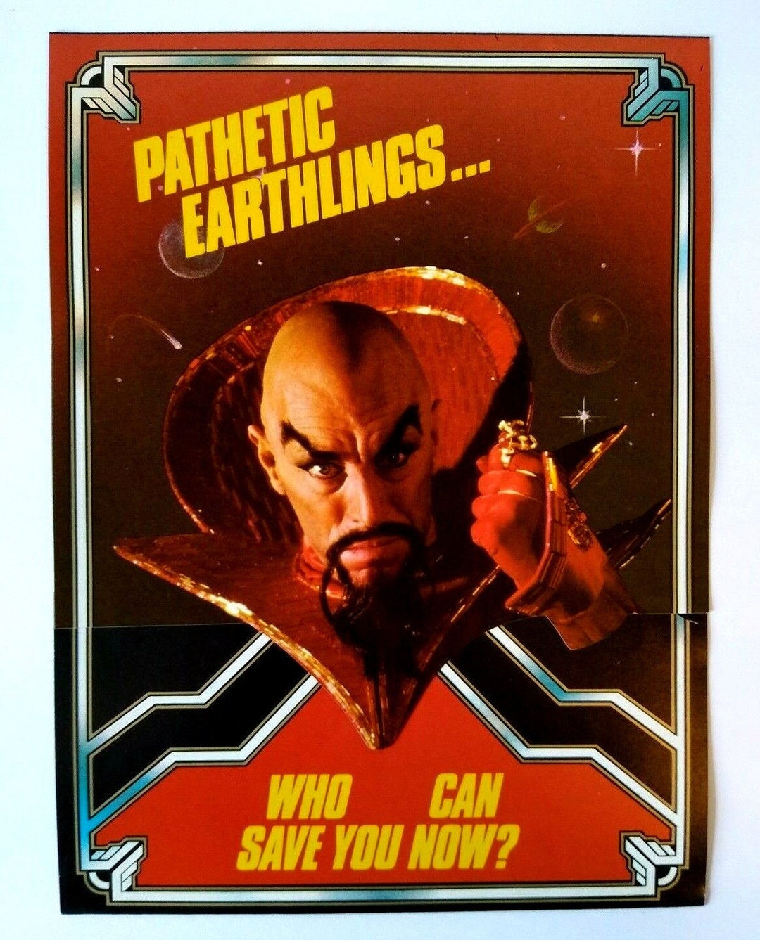 Flash Gordon Pinball Machine FLYER Original Foldout Art Brochure 1980 ...