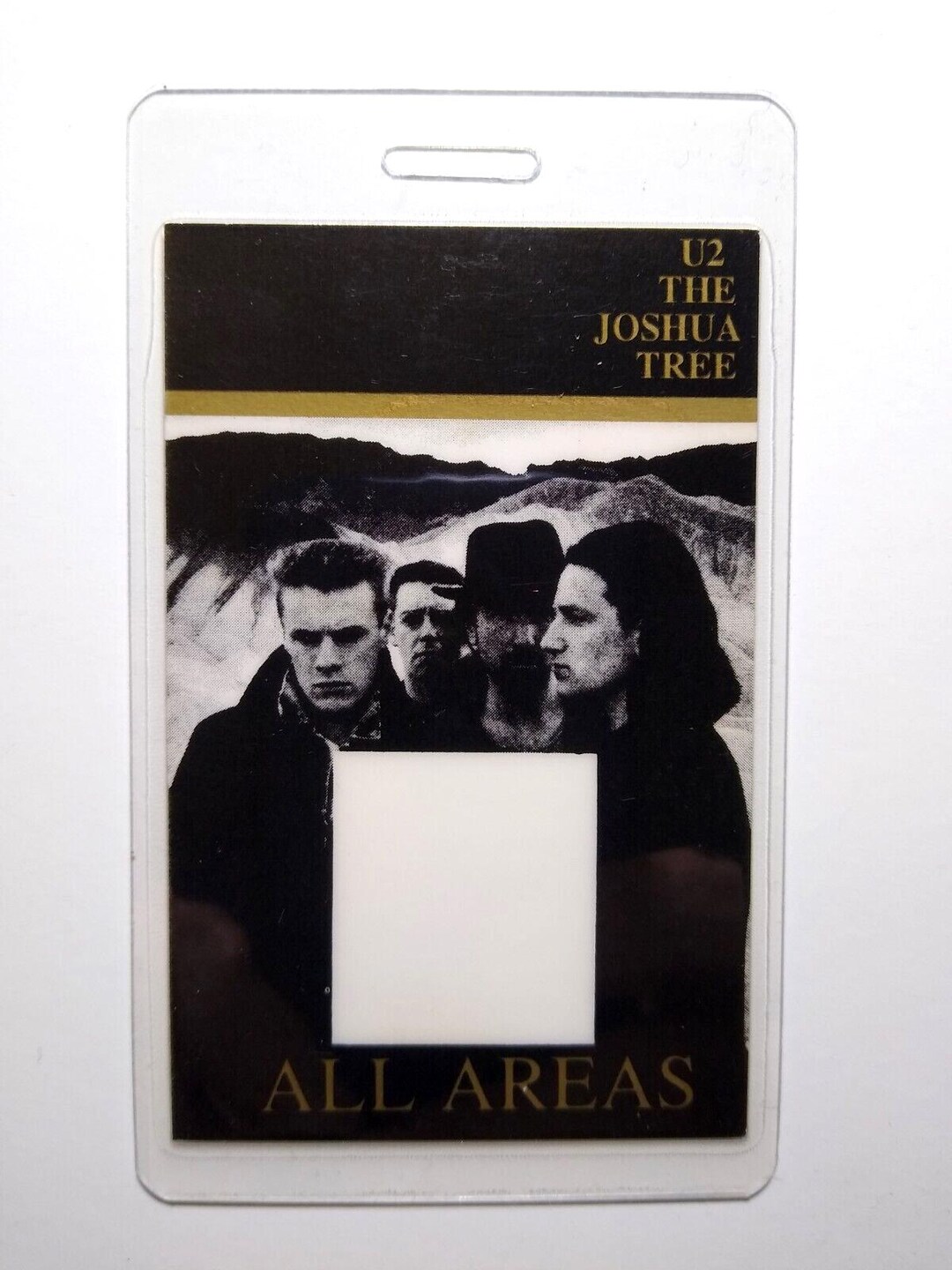 U2 the Joshua Tree Backstage Pass Original Concert Tour Rock Pop Music ...