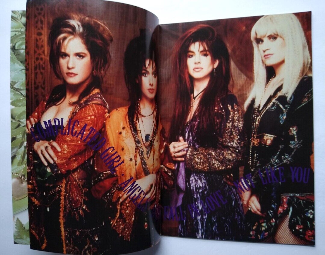 Bangles Everything Tour Book Original 1988 Pop Classic Rock Music Color ...