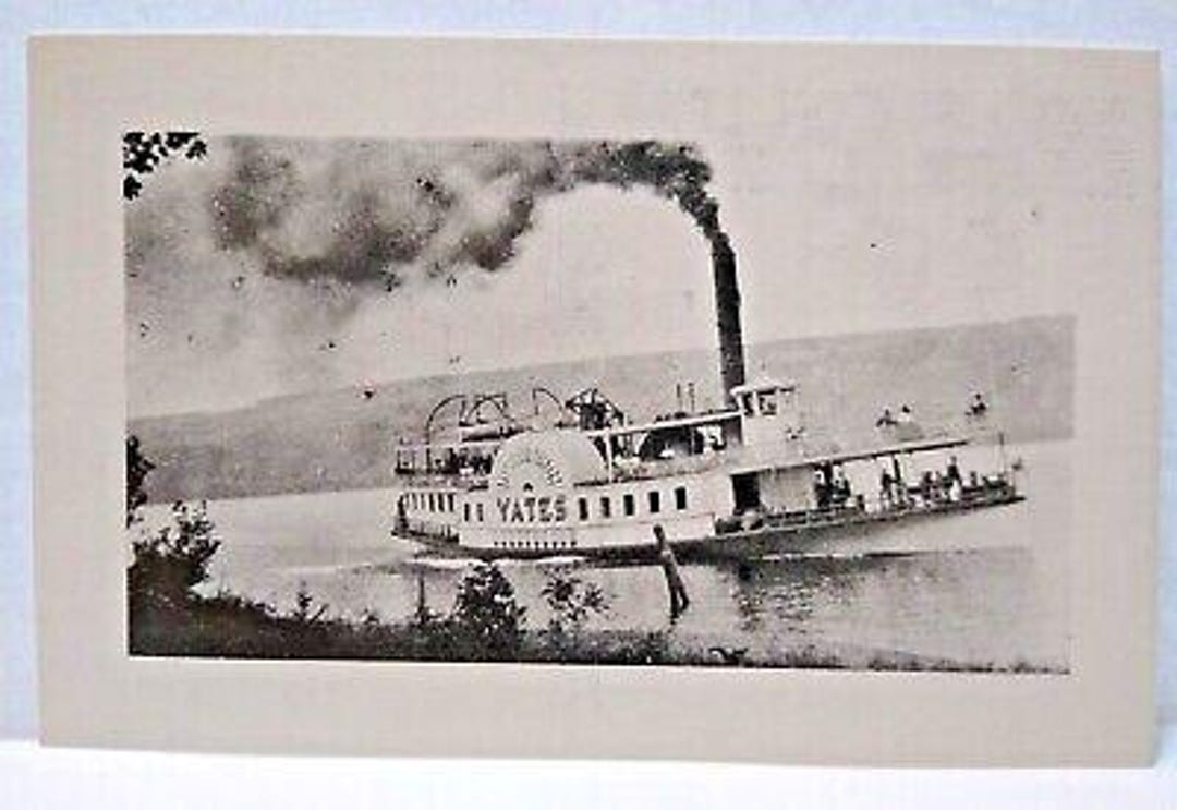 Ship Boat Postcard 2nd Yates Ferry Riverboat Penn Yan William Reed ...