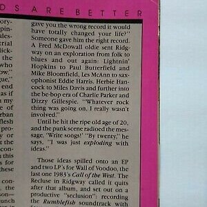 RockBill Magazine Joe Jackson Stan Ridgeway Level 42 MTV David | Etsy