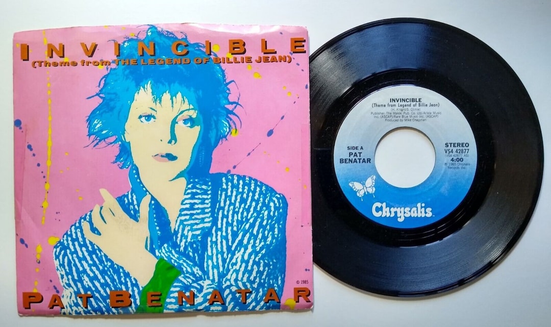 Pat Benatar Invincible Theme From the Legend of Billie Jean 1985 Vinyl ...