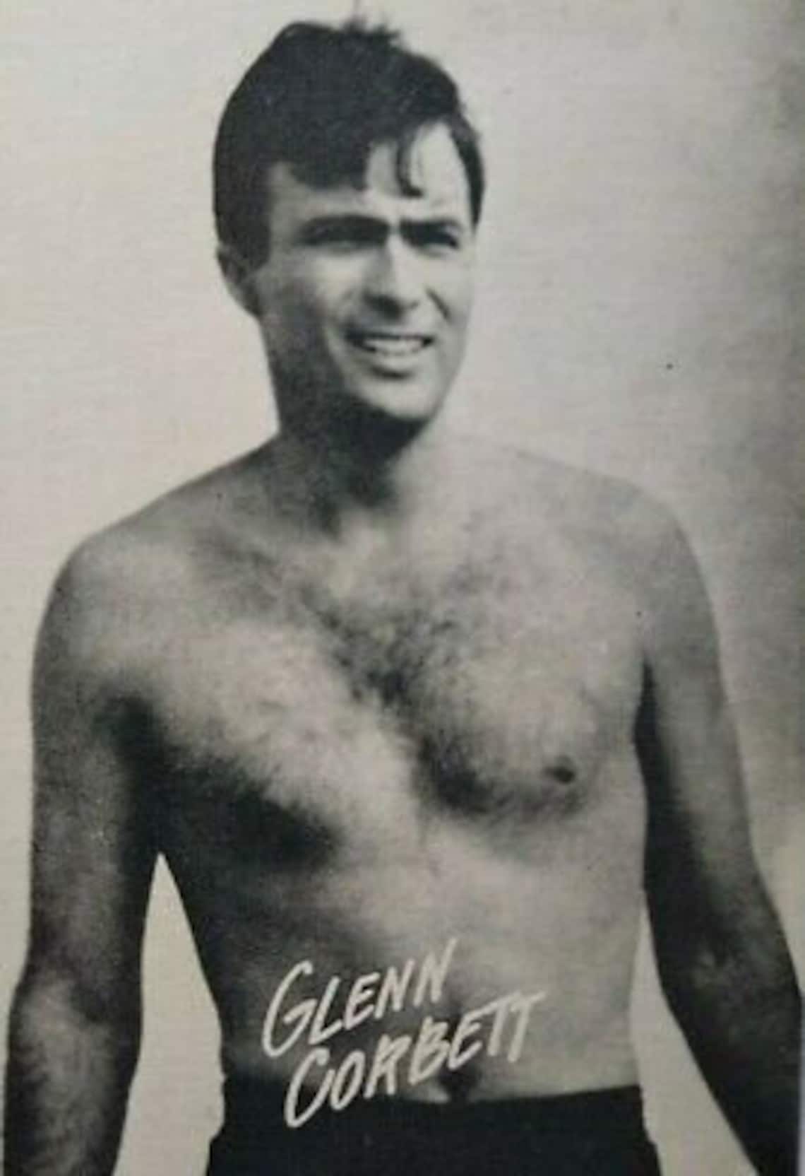 Glenn Corbett Shirtless Beefcake Postcard Route 66 TV Original - Etsy