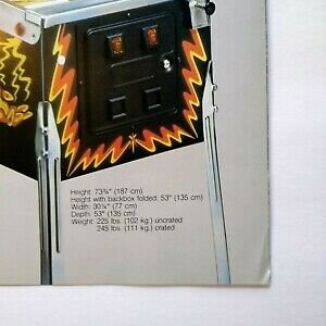 Pinbot Pinball Flyer Original 1986 Space Age Robot Game - Etsy