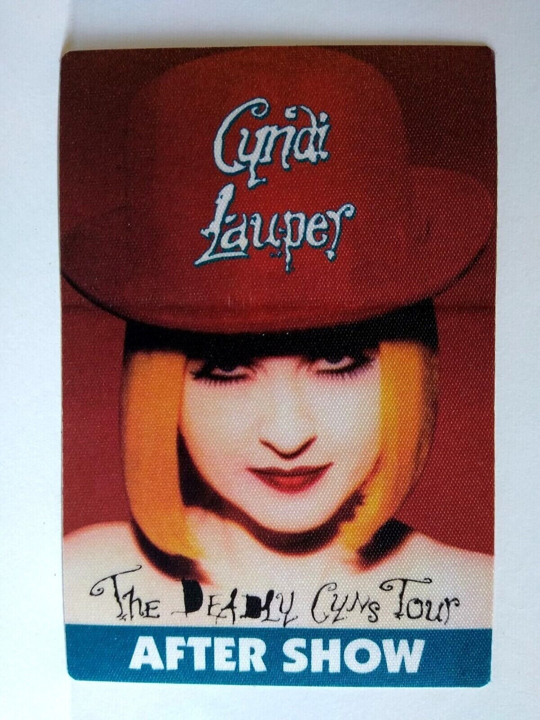 Cyndi Lauper Backstage Pass Vintage 1994 - 1995 Tour Deadly Cyns Pop ...