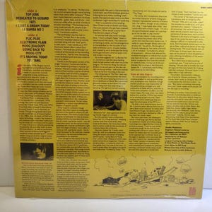 The Electronic System Dan Lacksman Vinyl LP Record Sealed Yellow Synth ...