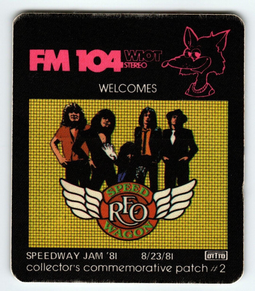 Reo Speedwagon Backstage Pass Hi Infidelity 1981 World Tour Speedway ...