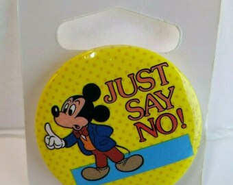 Just Say No Button - Etsy