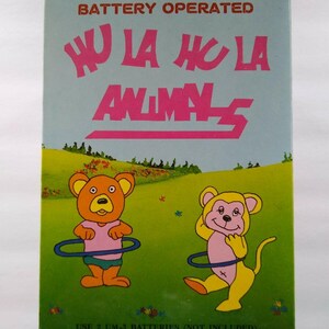 Vintage Hula Hoop Bear Toy, Battery Operated (NOS) - Etsy