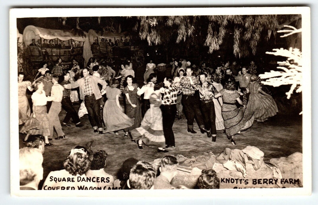 Ghost Town Square Dancers Knott's Berry Place Buena Park Ca. RPPC Photo ...