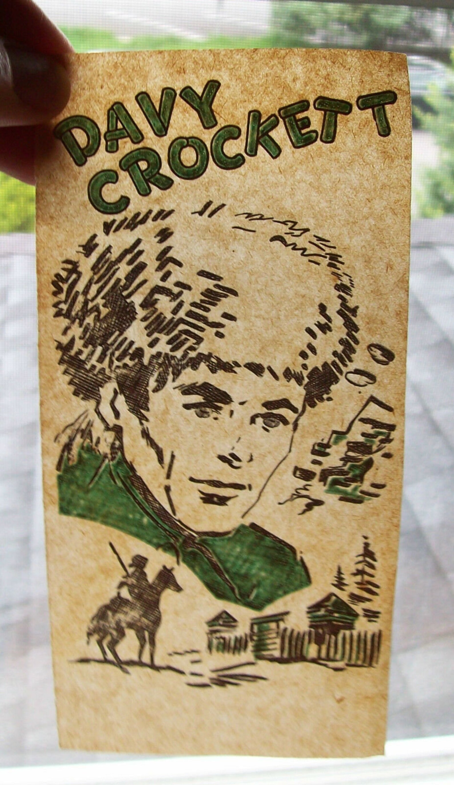 Davy Crockett Vintage Decals Western 1950s NOS Set of 4 Blue - Etsy