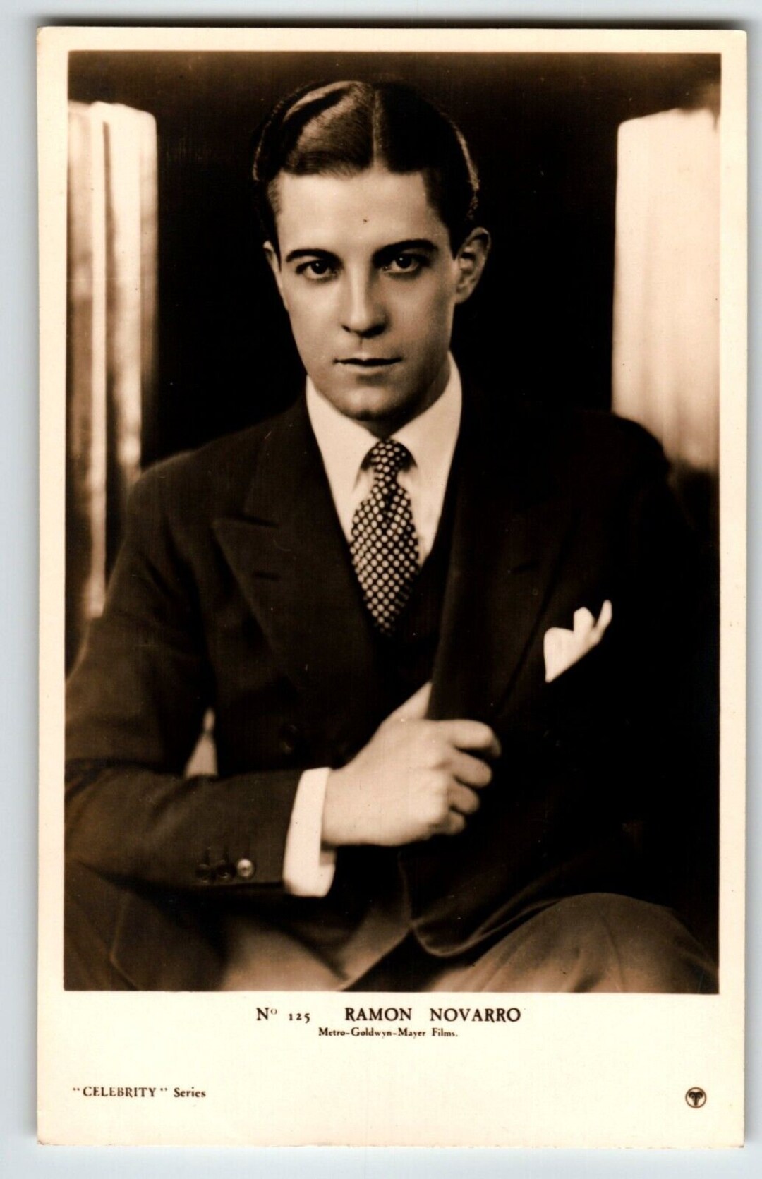 Ramon Novarro Mexican-american Actor Real Photo Postcard RPPC Unused ...