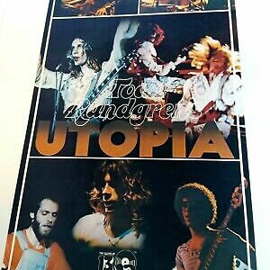Todd Rundgren Utopia Band Poster Original 1975 Prog Rock Music - Etsy