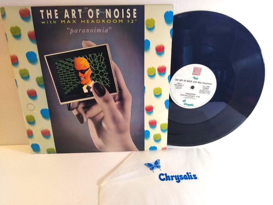 The Art of Noise With MAX HEADROOM – Paranoimia 12" Single 1986 ...