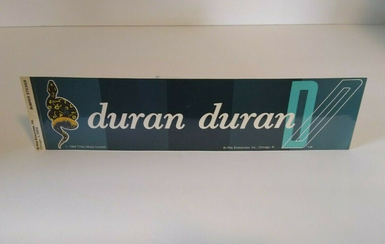 Duran Duran Bumper Sticker Union of the Snake Original NOS | Etsy