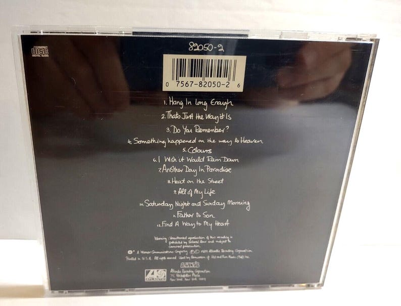 Phil Collins but Seriously CD Album 1989 Another Day in Paradise Pop ...