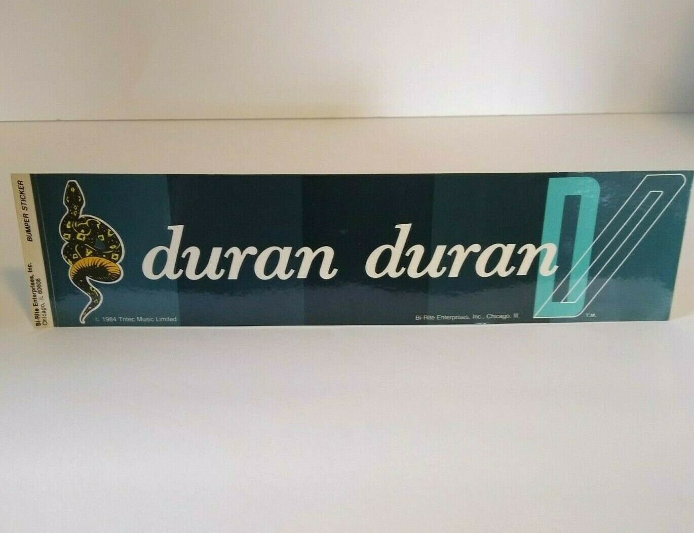 Duran Duran Bumper Sticker Union of the Snake Original NOS - Etsy