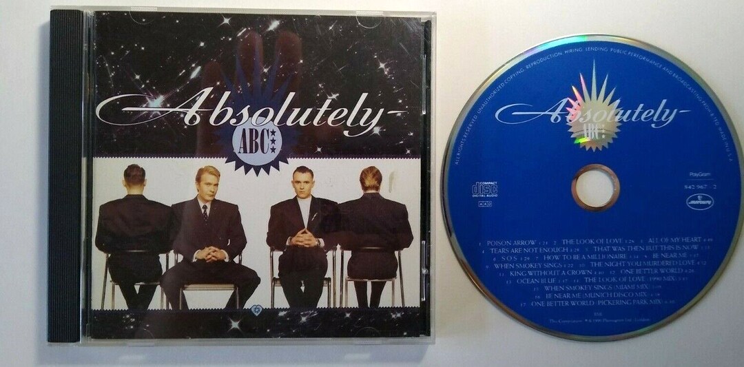 ABC Absolutely Hits Collection CD Album Synth-pop New Wave - Etsy