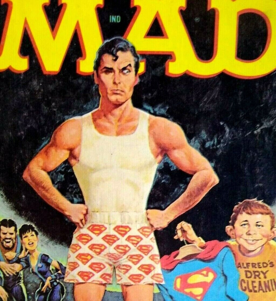 MAD Magazine Oct 1981 #226 Superman II Movie Spoofs Parody Too Close ...