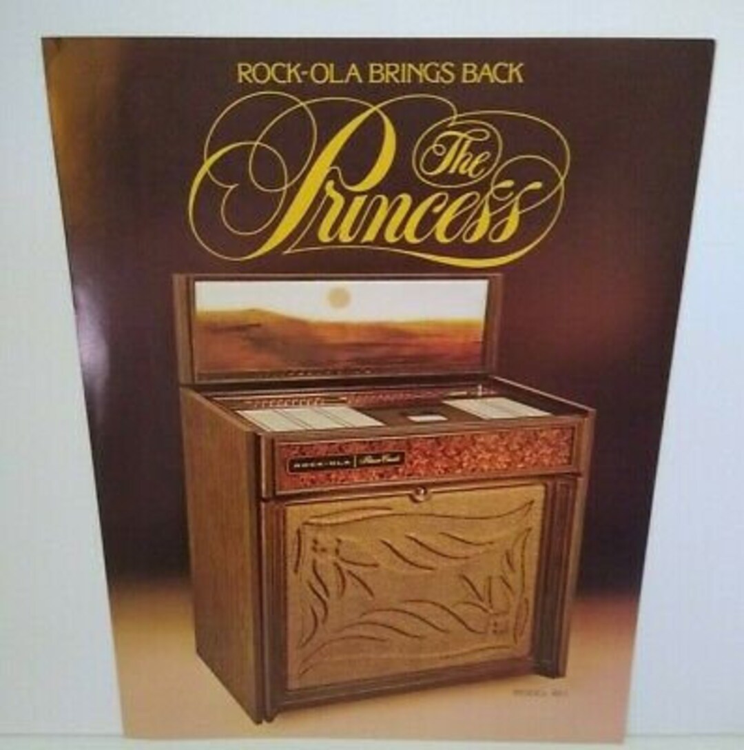 Rock Ola Princess Jukebox FLYER Model 461 Original Phonograph - Etsy