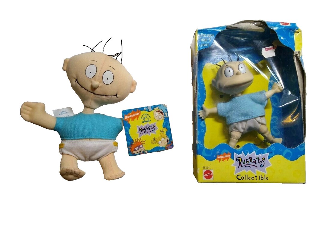 Rugrats Set of 2 Plush Doll Figures Mattel Nickelodeon Figures Boxed ...