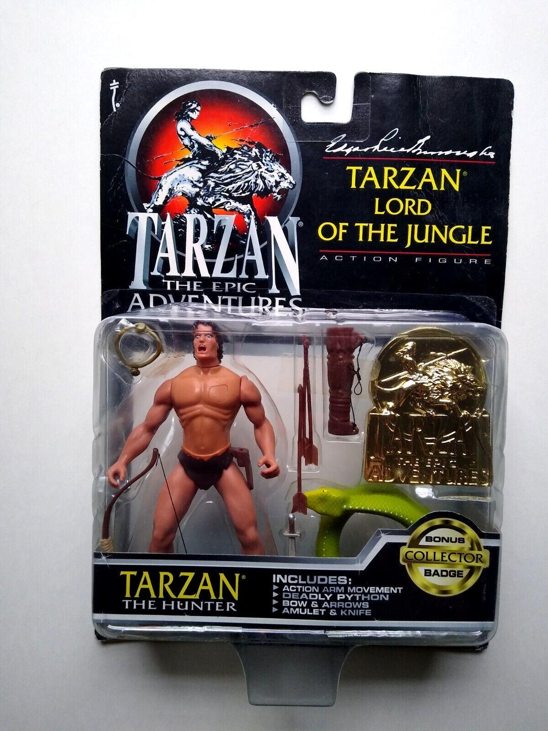 Tarzan Action Figure the Epic Adventures THE HUNTER Lord of the Jungle ...