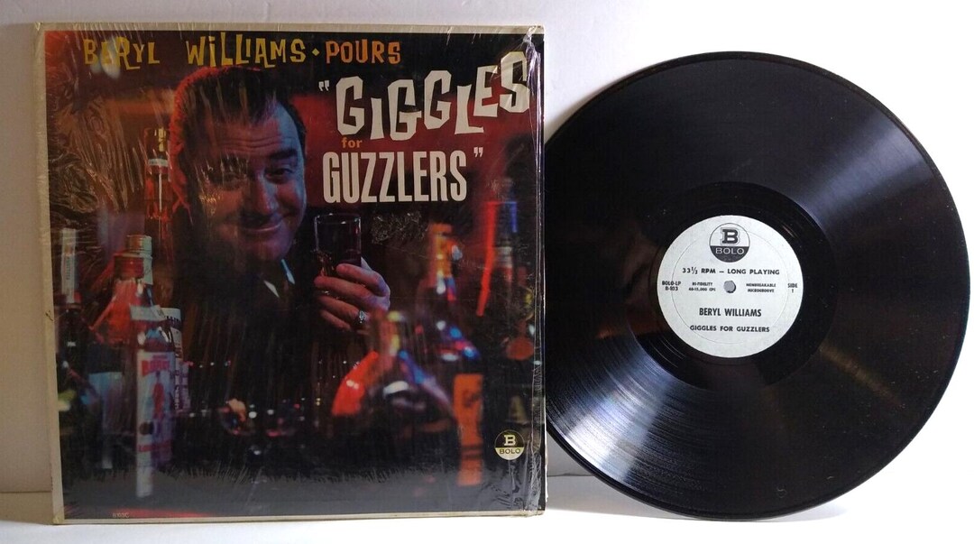Beryl Williams Giggles for Guzzlers Vinyl LP Record Album Comedy ...