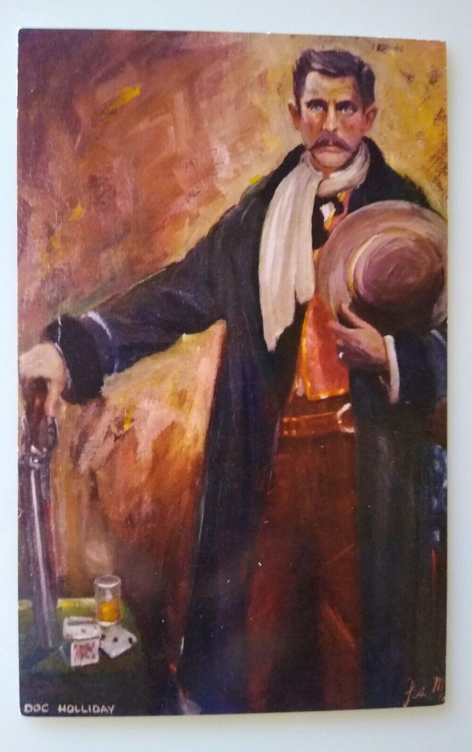 Doc Holiday Famous Western Cowboy Gunslinger Postcard Unused Vintage ...