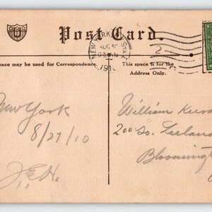 Halloween Postcard the Goblins Will Get You Children Staircase 134 ...