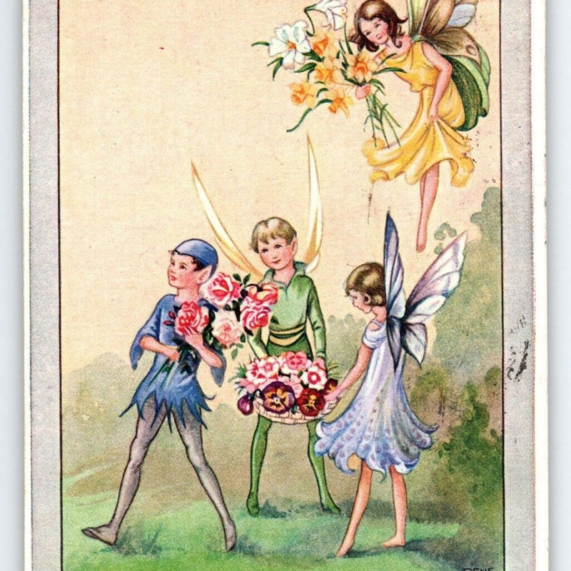 Fairy Postcard - Etsy