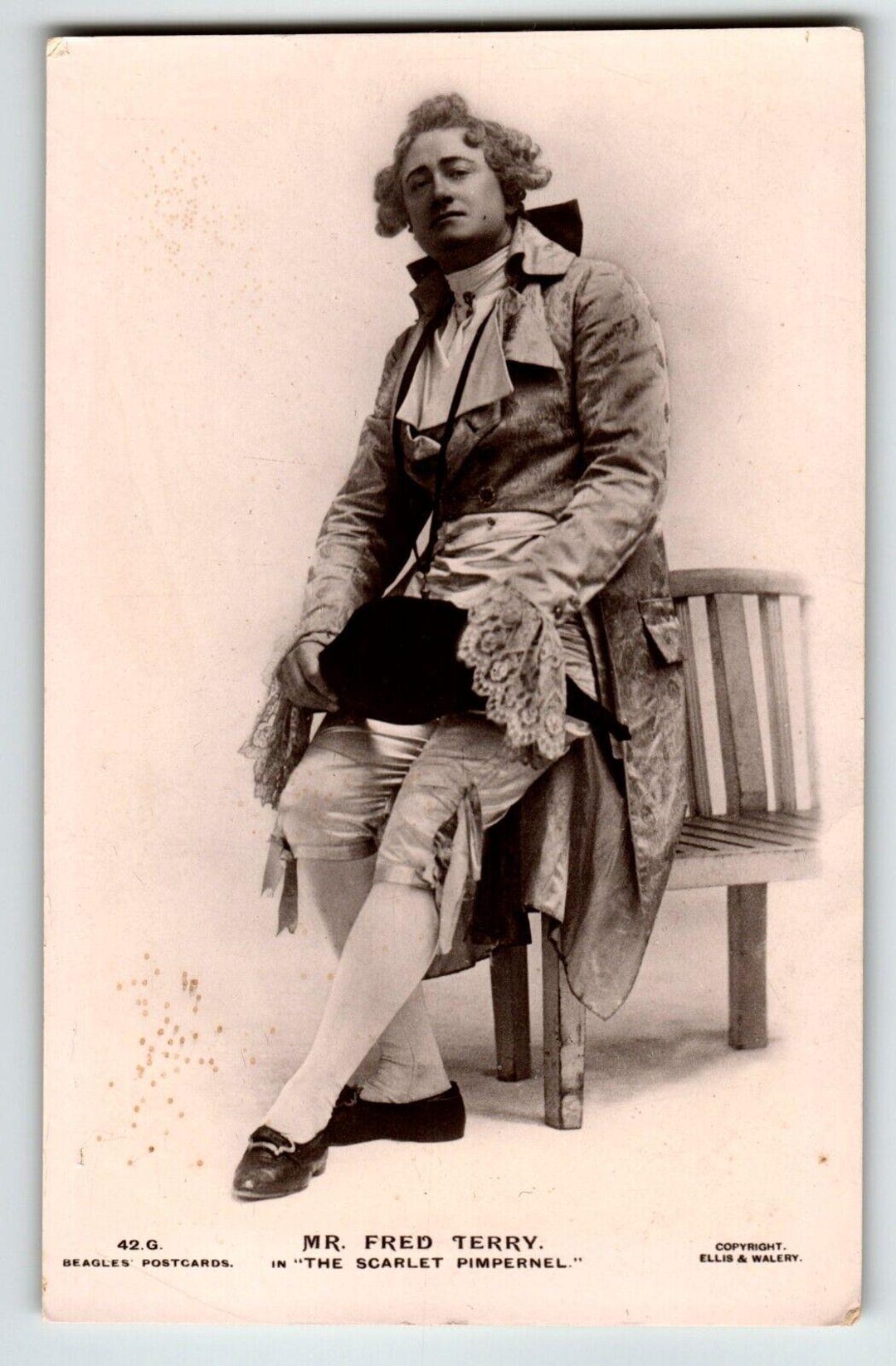 Fred Terry the Scarlet Pimpernel Actor Real Photo Postcard Vintage RPPC ...