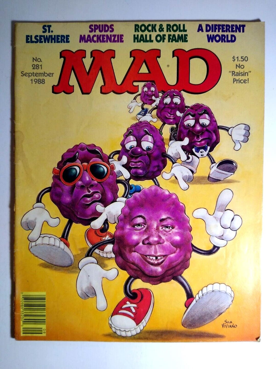 MAD Magazine Sept 1988 California Raisons St Elsewhere A Different ...