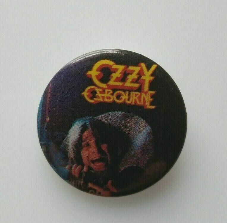 Ozzy Osbourne Vintage 1984 Badge Button Pin Unused Old Stock Pinback ...
