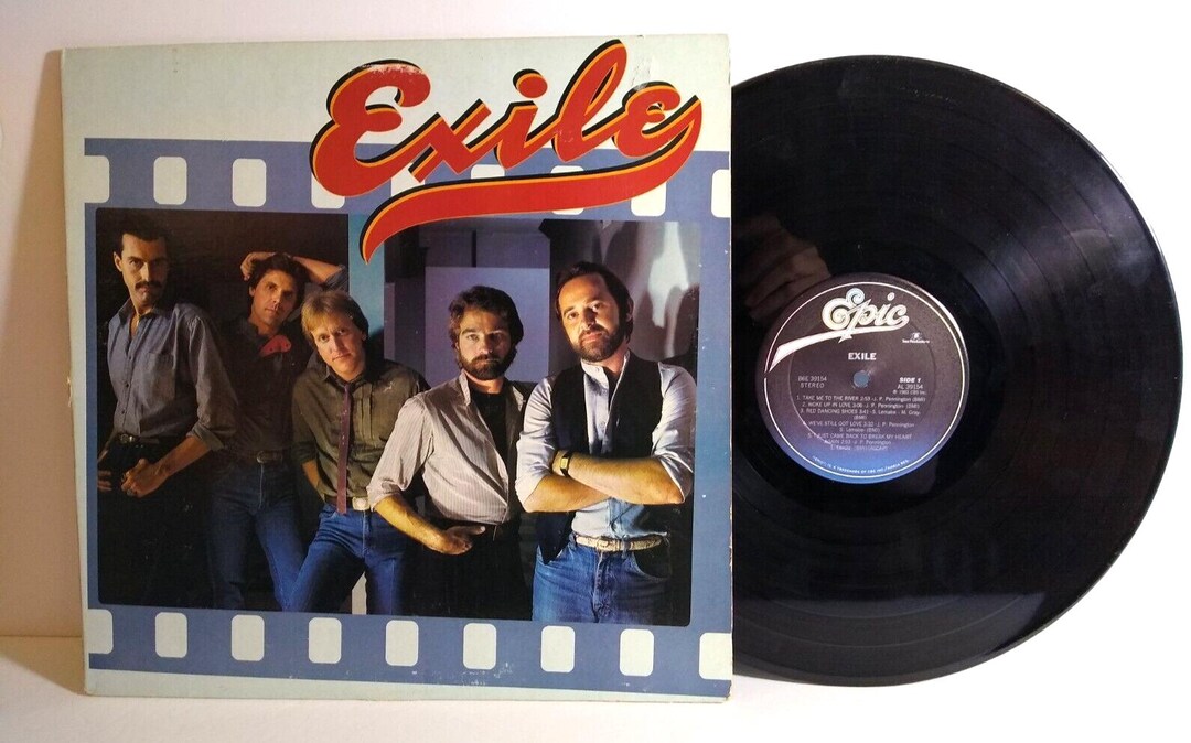 Exile 1983 Vinyl LP Record Album Country Take Me to the River Woke up ...