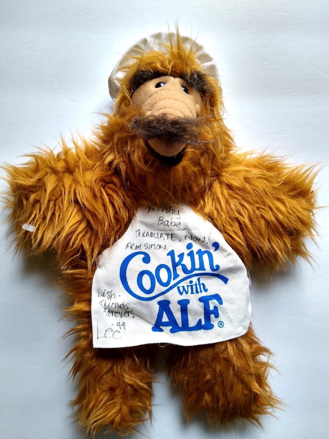 ALF Cookin' With ALF Plush Toy - Vintage 1988collectible Alien in Apron ...