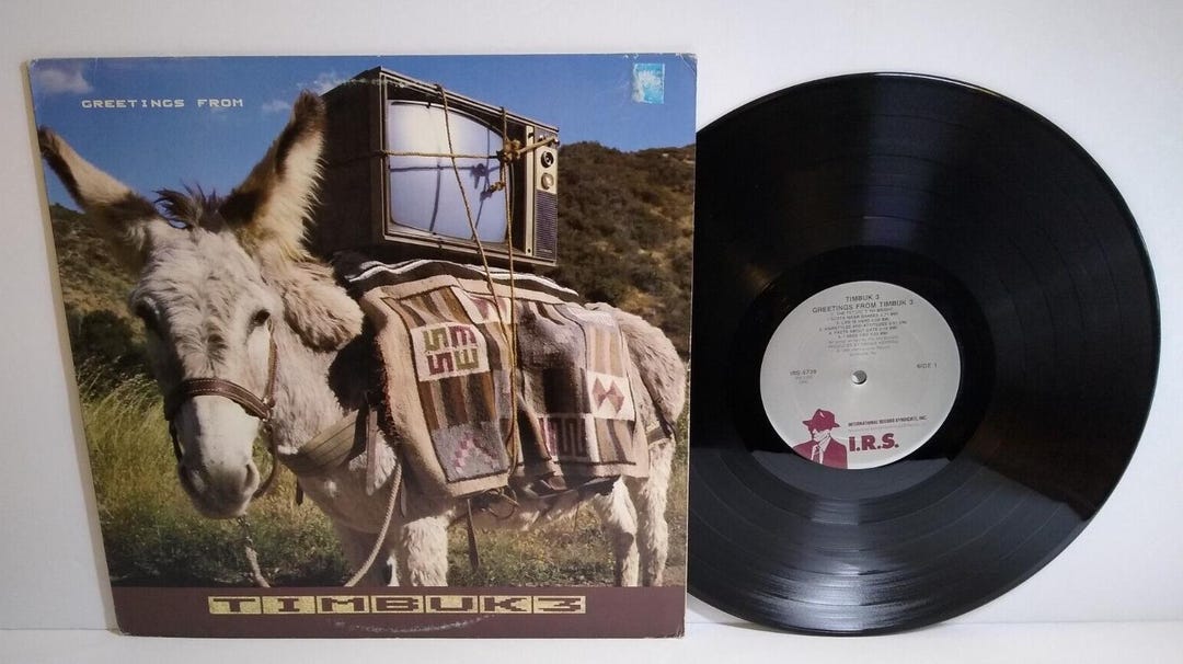 Timbuk 3 Greetings From Vinyl LP Record Futures so Bright I Gotta Wear ...