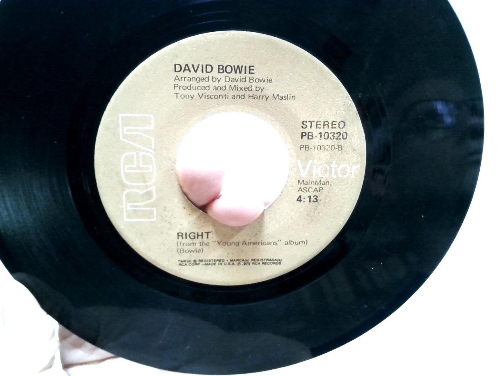 David Bowie – Fame / Right RCA 7" Vinyl Record Tan/brown Label PB-10320 ...